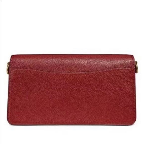 Coach | Bags | Coach Tabby Pebble Leather Deep Red Shoulder Bag | Poshmark
